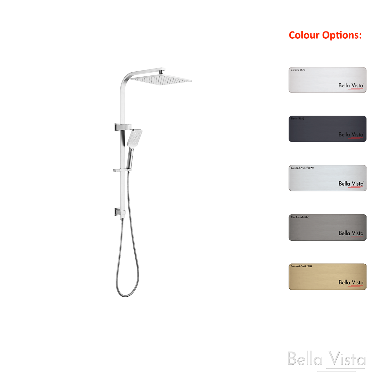 Square Twin Shower System — Revive Bathroom Supplies
